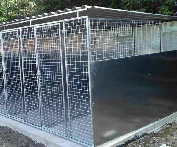 2 BLOCK DOG KENNEL/RUN - Dog Runs UK