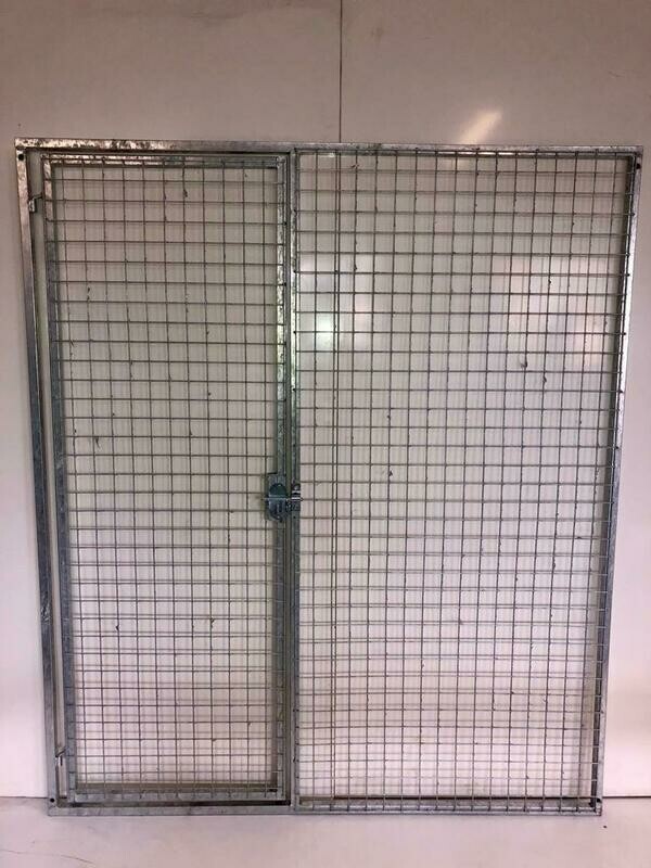 GALVANISED FULL MESH GATE PANELS - Dog Runs UK